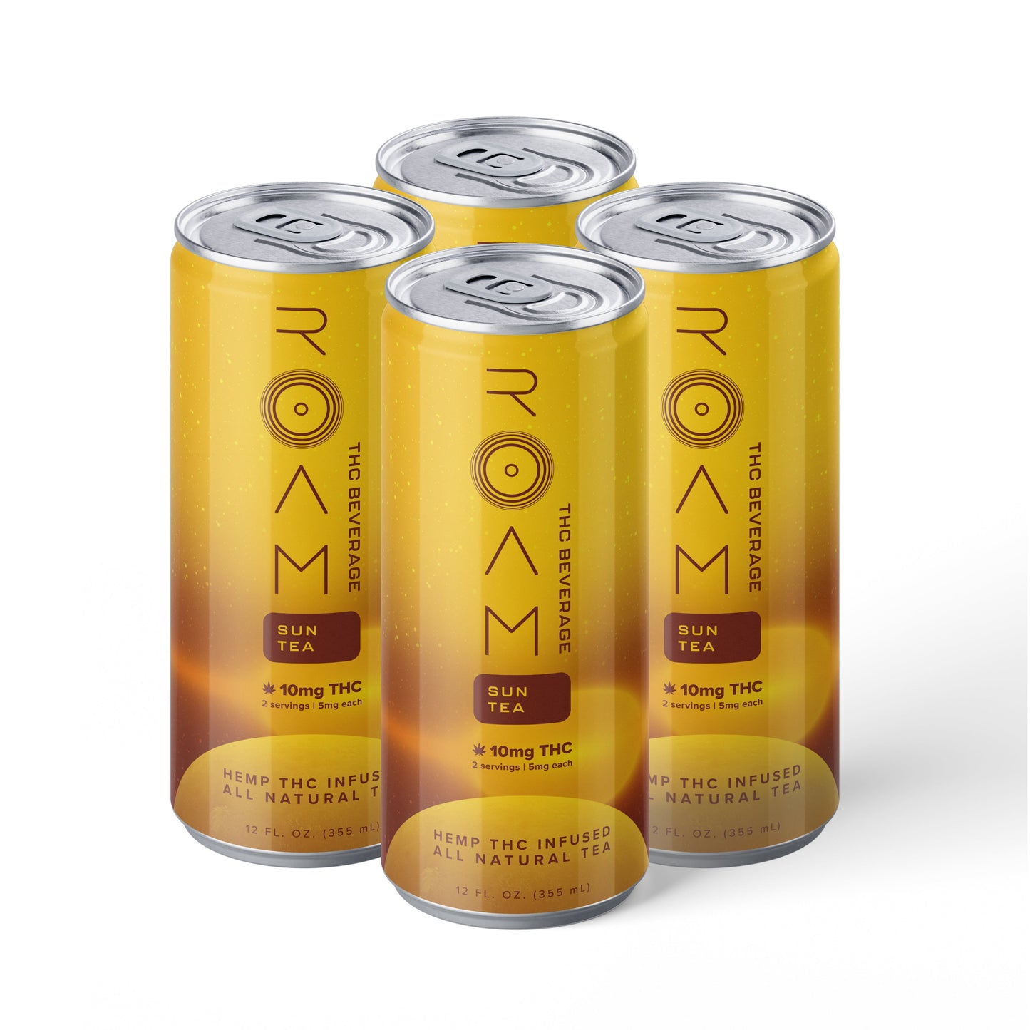 ROAM THC Drinks Sun Tea Original 10mg 4pk Bundle- 3 4-Packs – Posh Pantry